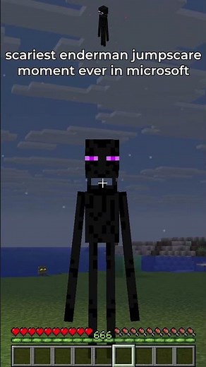 scariest enderman moment in minecraft 😨