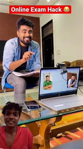 online exam hack 😂🤫 #priyalkukreja #entertainment #shorts
