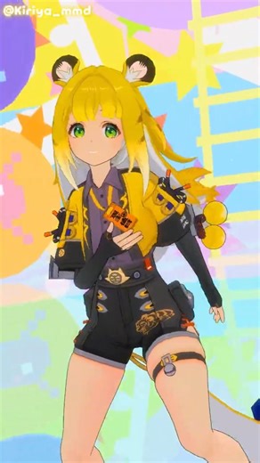 Ju FuFu - BellyJay - Zenless Zone Zero MMD #shorts #zzz #zenlesszonezero #jufufu