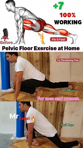 Pelvic floor exercise improve muscle coordination, helping you empty the bladder completely and comfortably. and they prevent heaviness or pressure in the lower body. 💪💯🔥 #pelvicfloor #pelvichealth #pelvicfloorexercises | Mr Kegel