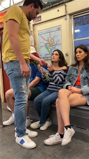 1.6M views · 4.8K reactions | Making a stranger smile  . . #love #beautiful #cute #happy #motivation | Original Videos from Adrian Lomeli | Facebook