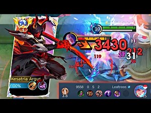 SATU LANE SAMA CICI BANTAI! - GAMEPLAY TOP 1 GLOBAL ARGUS - mobile legends