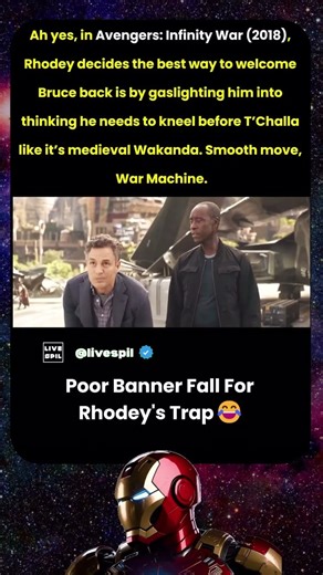 In Averages Infinity War: Bruce Banner Fall For Rhodey’s Trap😂