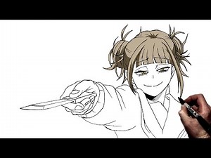 How To Draw Himiko Toga | Step By Step | My Hero Academia