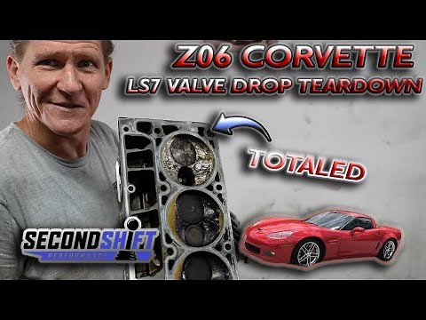 LS7 Valve Drop Teardown – 2008 Z06 Corvette Engine Failure
