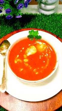 Tomato Soup Recipe | Restaurant Style Creamy Tomato Soup at Home | Easy & Healthy #soup #shorts #fyp