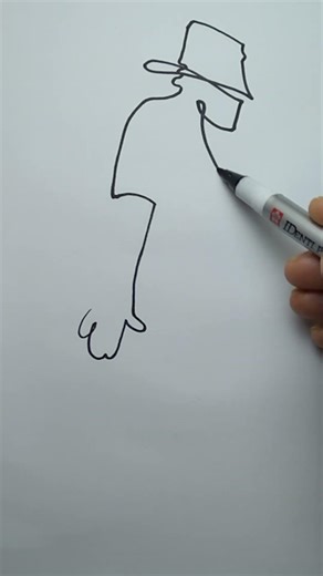 The King of Pop in a Single Line: Michael Jackson Art #DancePose#MichaelJackson