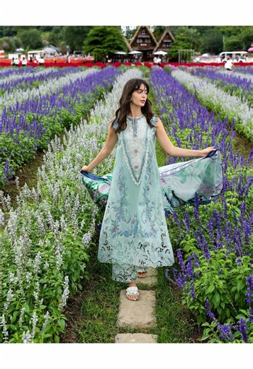 🌿 MUSHQ – The Secret Garden 🌿 Where Summer Whispers Introducing The Secret Garden, Mushq’s latest lawn collection — inspired by delicate florals, intricate embroidery, and effortless summer elegance. ✨ Collection Details: • 16 designs (8×2 colorways) • Heavily embroidered shirts • Printed chiffon & silk dupattas • All accessories, laces, buttons & embellishments included • Average retail price: • ⁠£60 unstitched Bookings now open