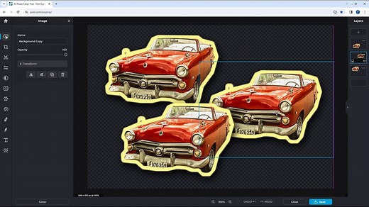 Pixlr X Section 42 Undo and Redo