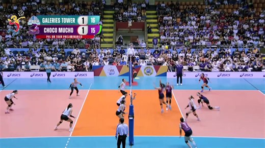 Choco Mucho’s rookie duo stood their ground in the face of Jean Asis’ fiery breakout, steering the Flying Titans to a hard-earned 25-19, 13-25, 25-22, 25-20 victory over the Galeries Tower Highrisers in the Premier Volleyball League (PVL) On Tour. #ReadMore about it here 👉 https://www.pvl.ph/news/rookies-shine-as-choco-mucho-repulses-galeries-tower 👀 the highlights of the game right here 👇 | Premier Volleyball League