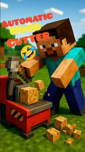 ⚙️ This Automatic Wood Cutter BLEW My Mind! 😱 | Minecraft