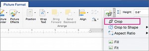 Crop In Microsoft Word Mac