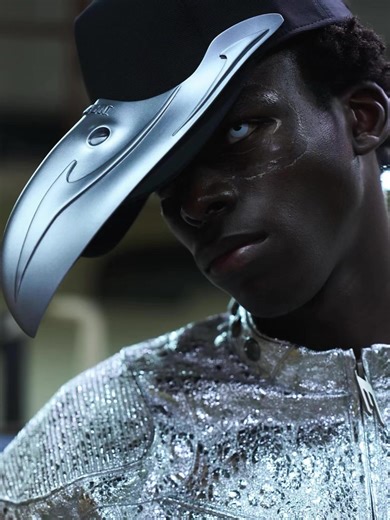 Eagle beak 3D printed cap. How amazing? By #blindnoplan