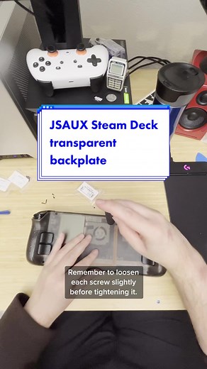 Let’s make our Steam Deck look cooler… and RUN cooler, too. #SteamDeck #Gaming #DIY #Tech #TechTok