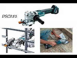 Makita DSC251 18v LXT Brushless 25 mm steel rod cutter .