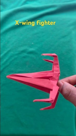 How to Make a Paper X-Wing Fighter! 🚀 | Star Wars DIY