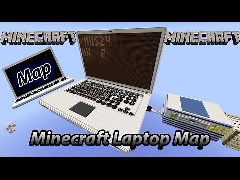 Minecraft Amazing Redstone Laptop Computer Map (Fully Functional+Free Download)