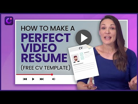 How to Make a Video Resume to Get Your Dream Job | FREE Resume Template