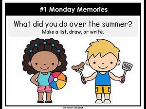 Morning Work Writing Prompts 1st Grade YEAR LONG BUNDLE - Google Slides & PowerPoint