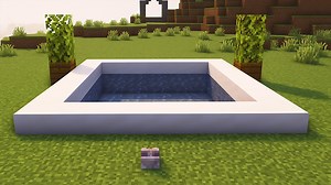 How to build an automatic pool in Minecraft
