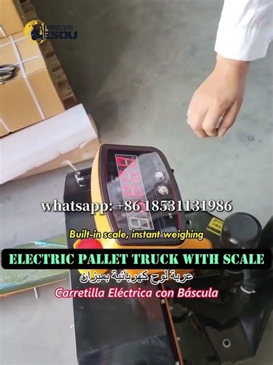 Electric Pallet Truck with Electronic Scale