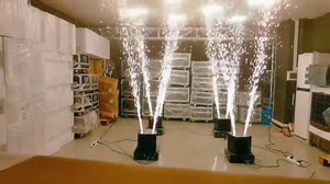 5.9K views · 194 reactions | Double head spin spark machine effect: Email:totemopto@gmail.com Web:www.cn-totem.com/product-catagory/effect-machine/ | Pro Stage Equipment Export | Facebook