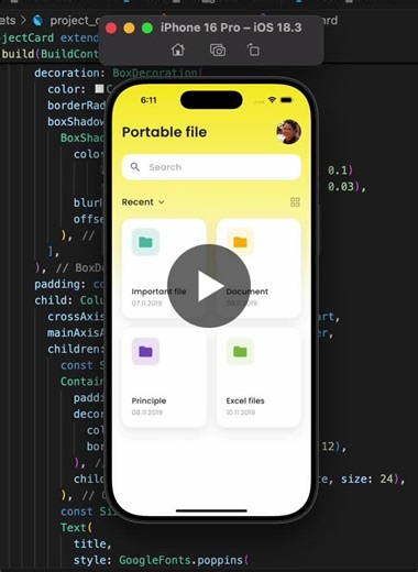 #flutter #googleantigravity #uiux #mobiledevelopment #flutterdev #aicoding #appdesign #opensource #dart | Dineshkumar S | 11 comments