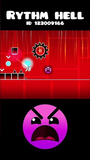 Rhythm Hell is Actually Insane #geometrydash #gd #shorts