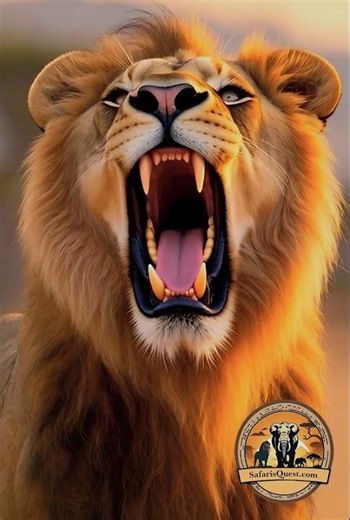 Roar of Love 🦁 | SafarisQuest Message”