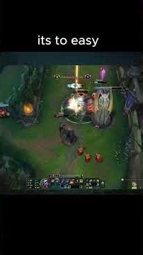 Easy adc Gameplay #leagueoflegends #1v9 #lolshorts #riotgames #outplay