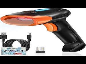 KUIIYER Bluetooth Barcode Scanner Wireless 2D QR 1D Bar Code Scanners Handheld