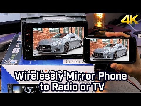 Wirelessly Mirror Phone to Radio, TV or Display - iPhone and HDMI