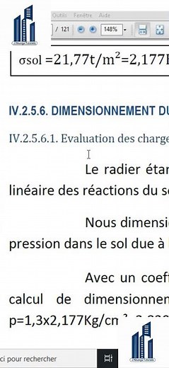 🌎 Leçon n°035 CALCUL DES STRUCTURES À LA MAIN D'UN R+10 I DIMENSIONNEMENT DU RADIER GENERAL