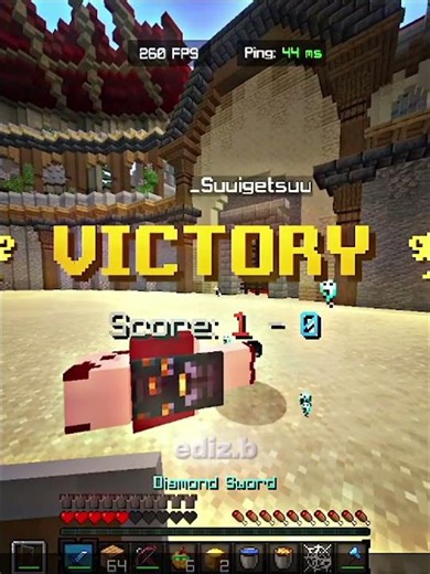 Practicing UHC Part 1 // Tags: #minecraft #minecraftshorts #pvp #mcpvp