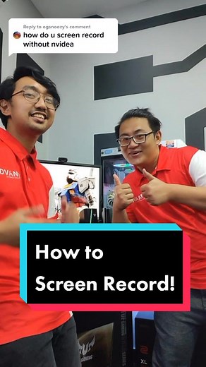 Reply to @ogsnoozy Here's how to screen record without using NVIDIA GeForce Experience
