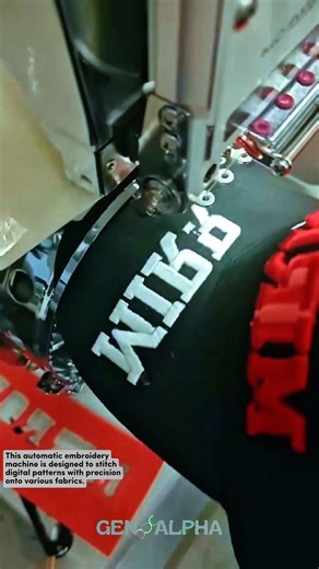 Automatic Multi Head Embroidery Machine #manufacturing