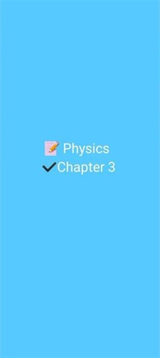 ➡️Physics Chapter 3 imp SQ and LQ