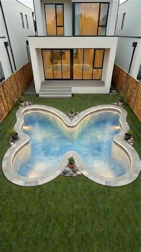 I Built a Giant Butterfly Pool in My Backyard (From Scratch) 🦋