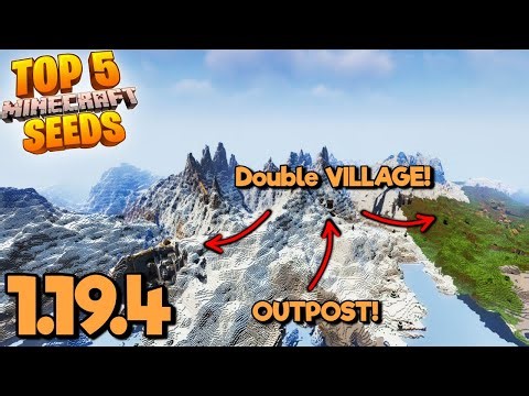 Top 5 SEEDS for Minecraft 1.19.4! (Best Minecraft Wild Update Seeds Java & Bedrock)