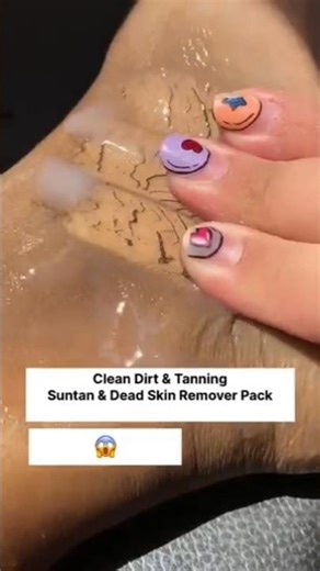 😱Fair Feet Pack #shorts #feetdirtcleaning #youtubeshorts