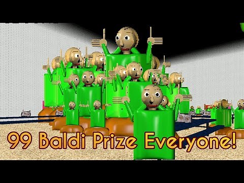 99 Baldi Prize! | Mod Menu Everyone has swapped [Baldi's Basics Mod]