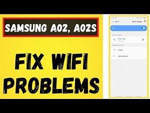 How to fix Samsung Galaxy A02, A02s wifi connection problem ✅