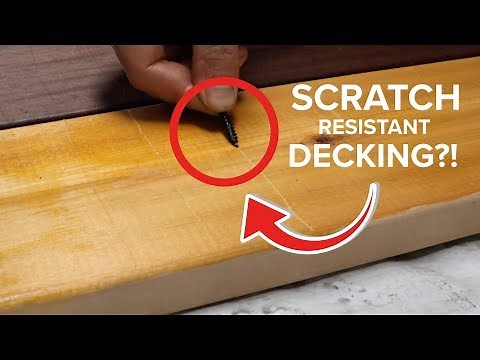 Decking Scratch Test: Azek vs. TimberTech vs. Ipe vs. Cedar - TimberTips