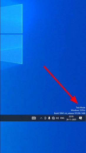 How to Disable Test Mode Windows 10 Pro #short #shorts