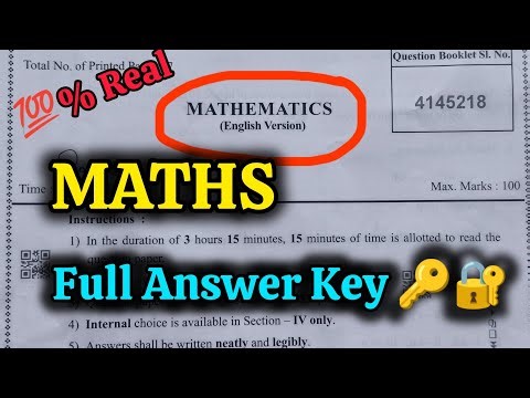 10th SSC 💯MATHS Full Answers PUBLIC Question Paper | 💯MATHS Full Question Paper Answers | 💯SSC MATHS