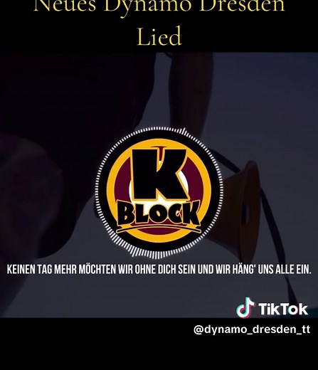 Neues Dynamo Dresden Lied und K-Block Sperre