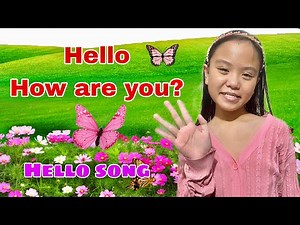 Hello How Are You Song for kids | Hello How Are You Song with Lyrics and Actions | Hello Song lyrics