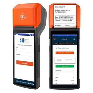 [Hot Item] Android 14 Mobile NFC Reader Payment Touch Screen Handheld POS Terminal with 58mm Thermal Printer R330 Plus