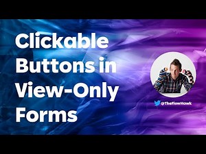 How to Create Clickable Elements in View Only Forms in Power Apps