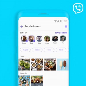 3.7K views · 202 reactions | Now on Android! Sort your media by sender - no need to remember who sent you what any longer! | Viber | Facebook